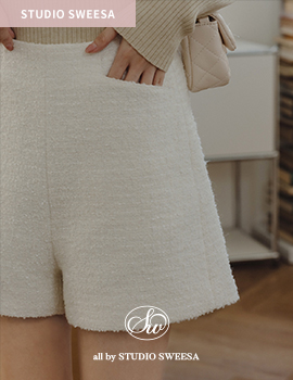 【現貨】Studio SWEESA 高訂小香QQ羊毛短褲XSSML - SWEESA